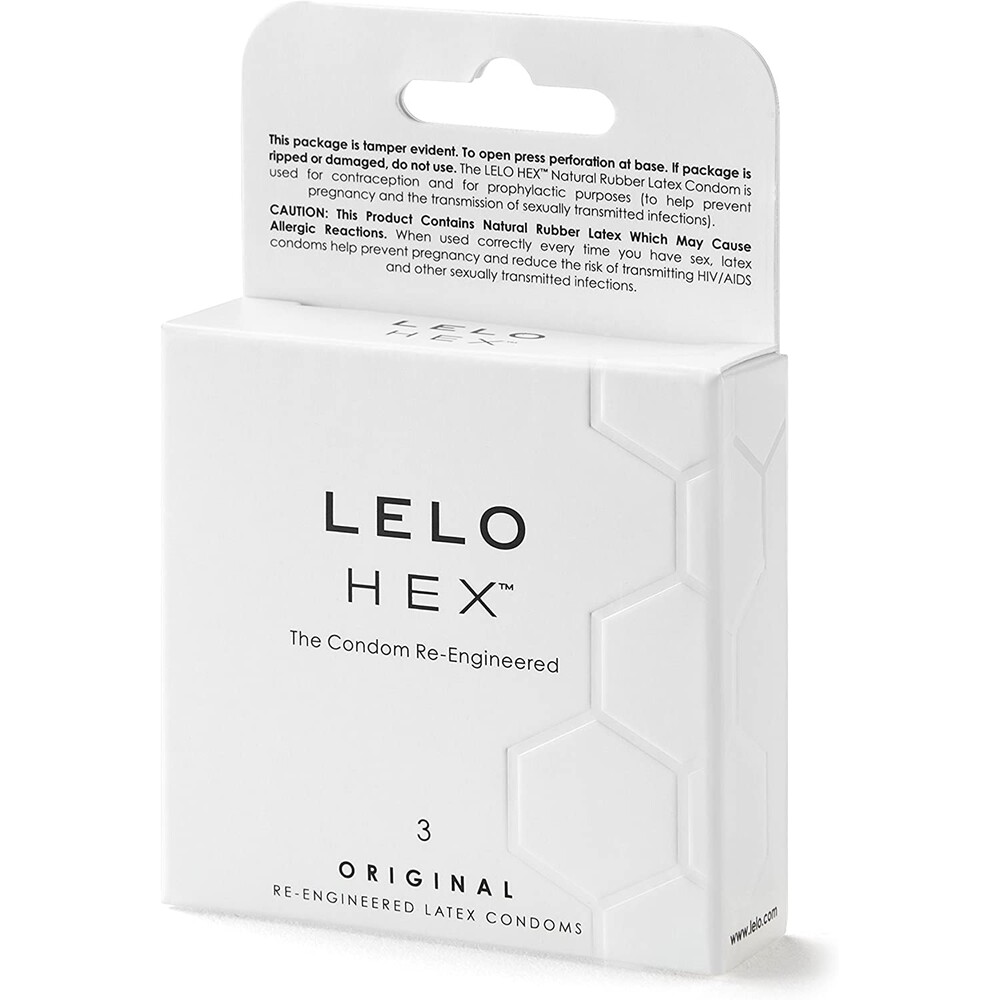 Lelo Hex Original Condoms 3 Pack | BondageBox | Free Delivery