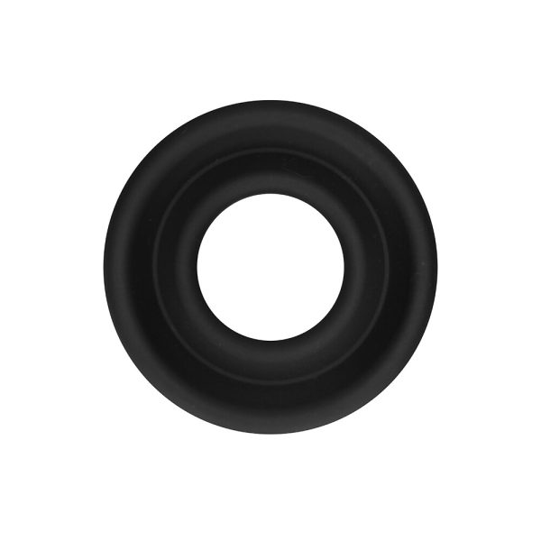 Pumped Black Silicone Pump Sleeve Bondagebox