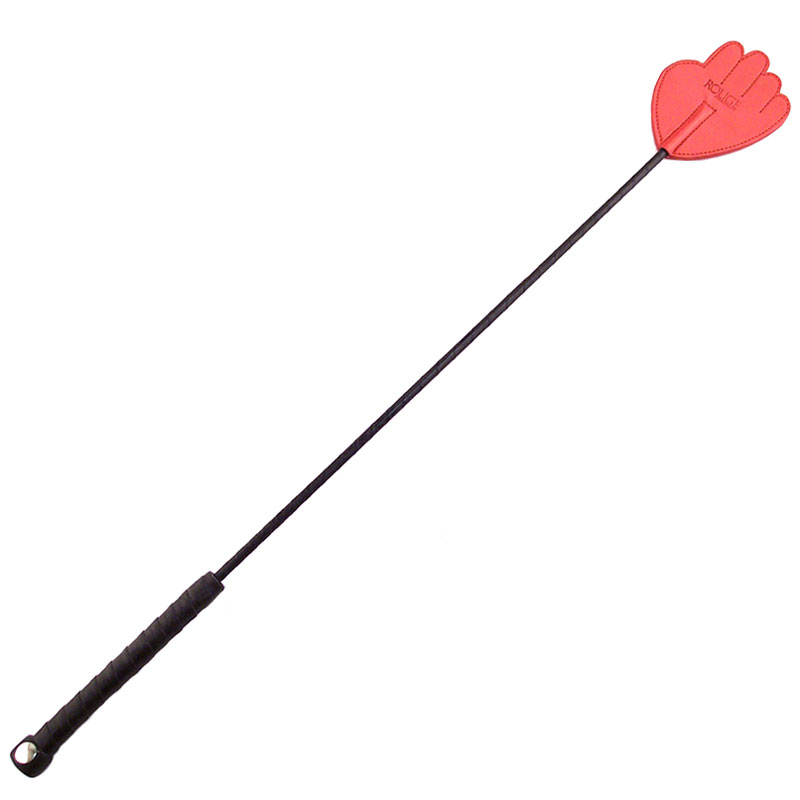 Rouge Garments Hand Riding Crop Red | BondageBox | Free Delivery