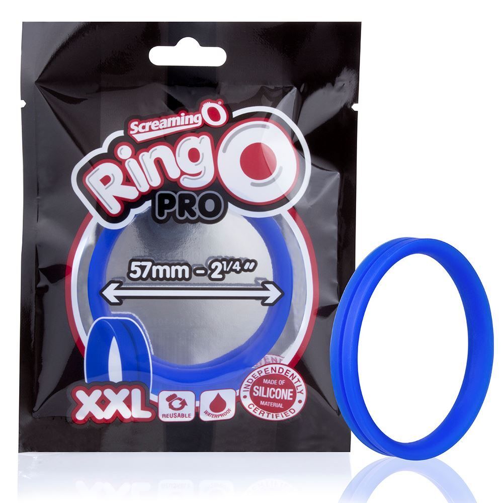 Screaming O RingO Pro XXL Cock Ring Blue | BondageBox | Free Delivery